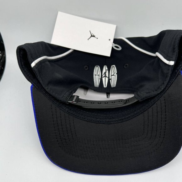 Jordan | Accessories | Air Jordan Blue Black Jumpman Hat Snapback Cap ...